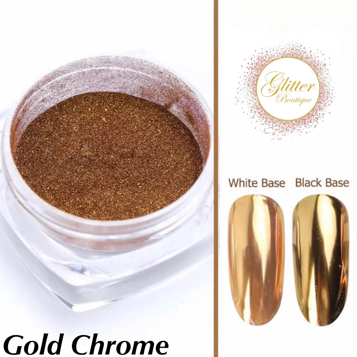 Chrome Powder - Gold – Glitter Boutique Canada